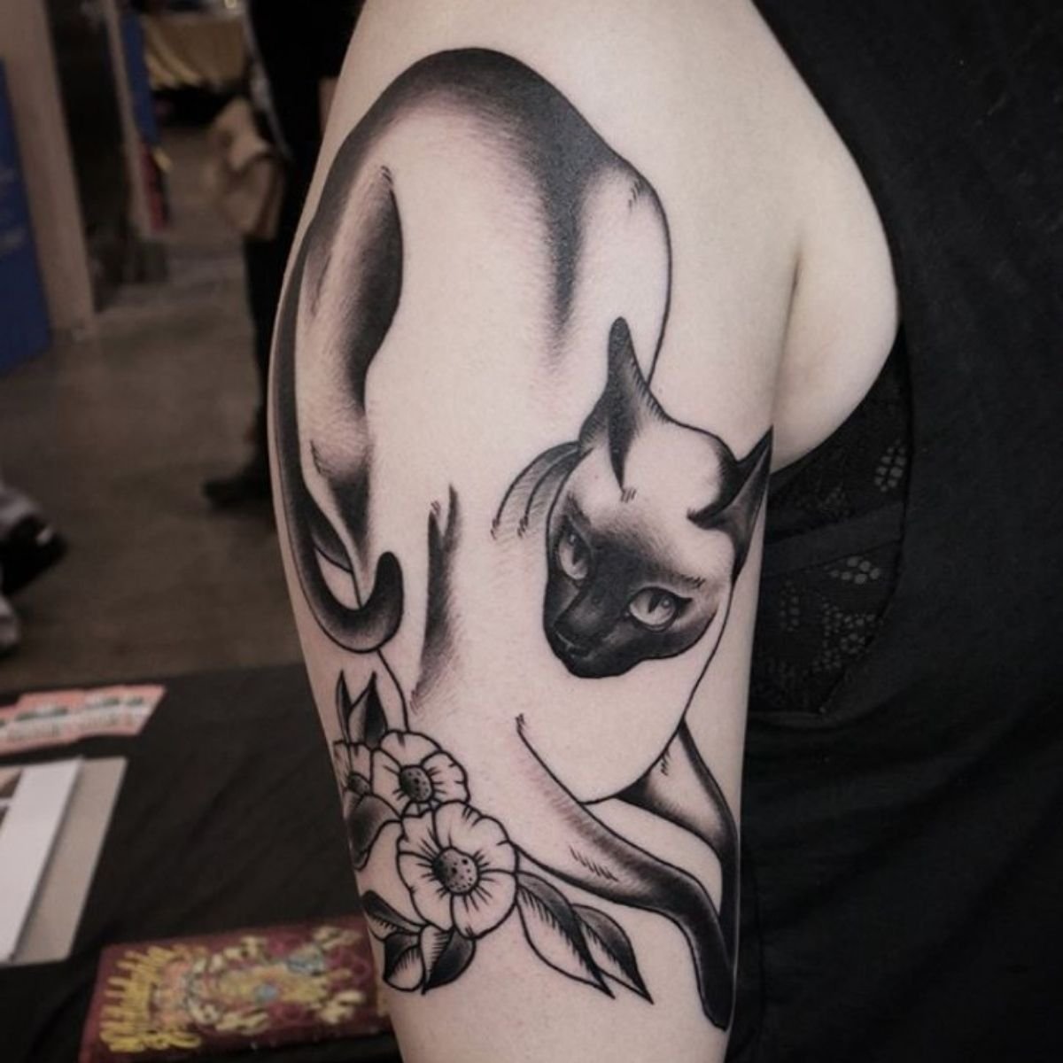 20 Best Siamese Cat Tattoo Designs - The Paws