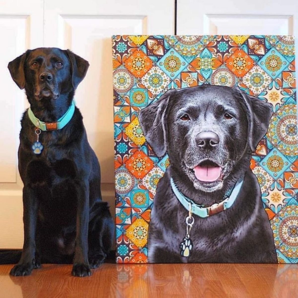 14 Of The Cutest Labrador Retriever Paintings - The Paws