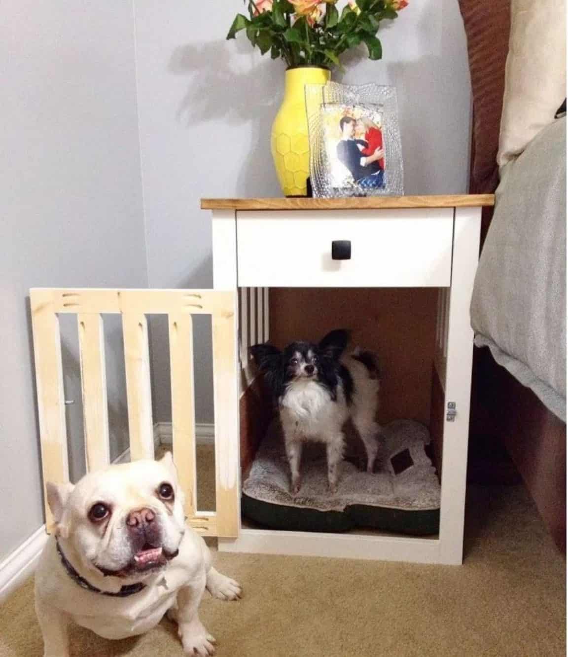 50 DIY Dog Crates That Are Decorative and Comfortable - The Paws